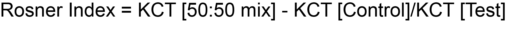 Kaolin Clotting Time [KCT]